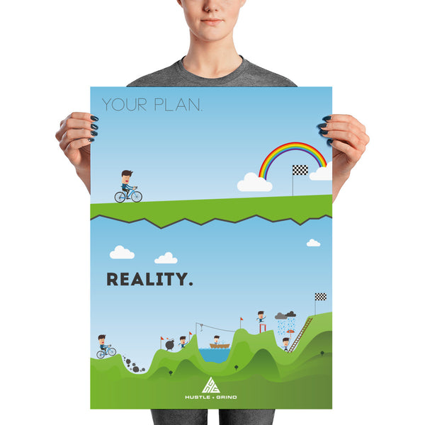 Plans Vs. Reality 18x24